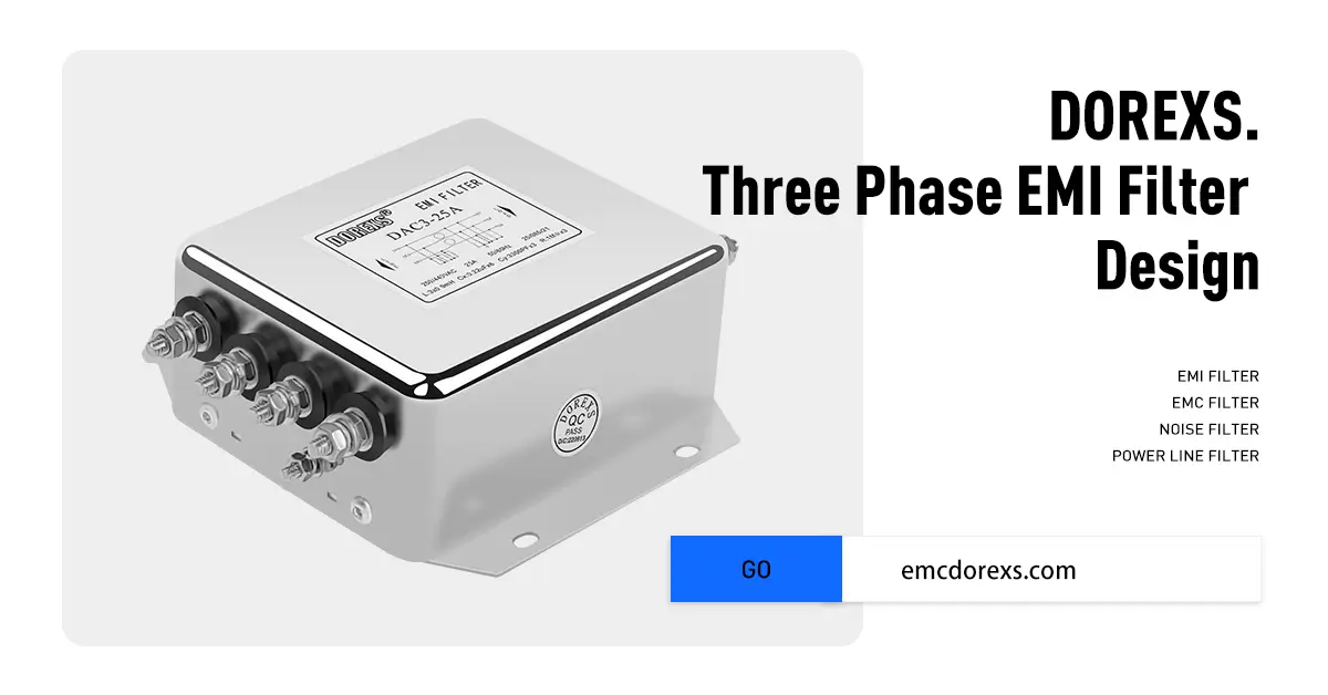 Three-Phase EMI Filter Design Guide | Principle & Configuration